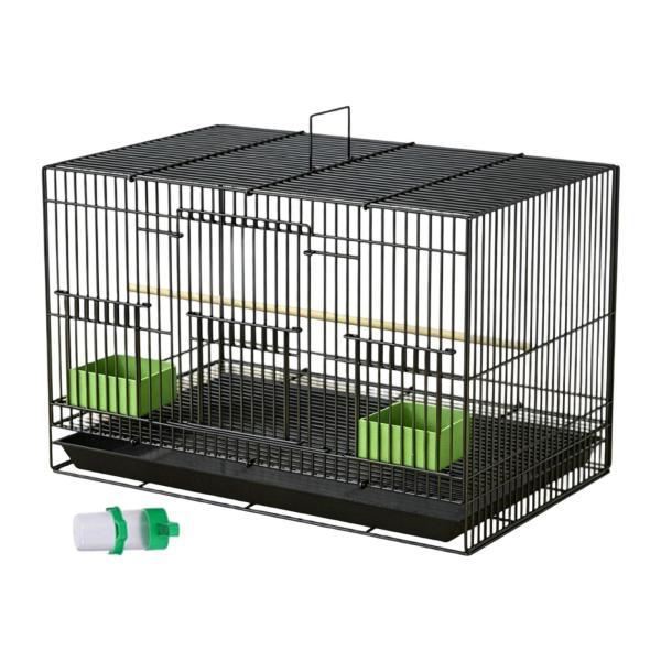 説明: [広々とした]40×30×30cmのこの鳥かごは.鳥が自由に動き回り.羽を伸ばし.快適に遊ぶのに十分なスペースを提供します. [安全]1cm間隔のバーを備えたこのケージは.小鳥が挟まるのを防ぎながら安全を確保するために特別に設計され...