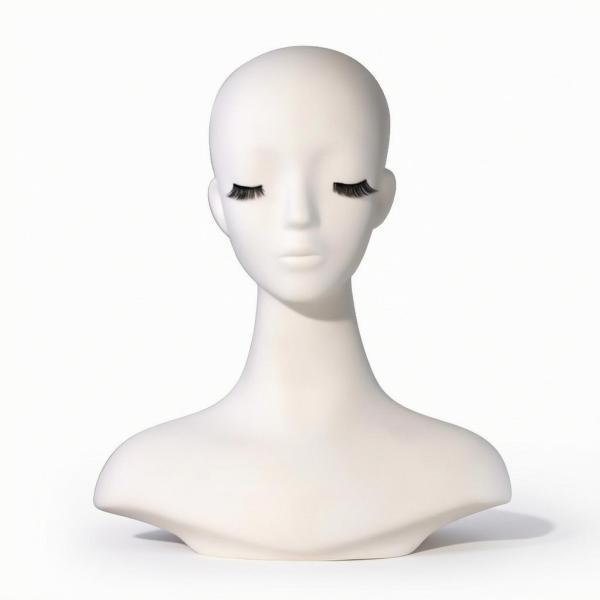 【製品概要】: 帽子や、スカーフ、ジュエリー、ウィッグ、コスチュームアクセサリーを美しく引き立てるために設計された、洗練されたデザインのマネキンです。【主な機能】: 首元をすっきりと見せるエレガントなロングネック仕様で、ネックレスやマフラー...