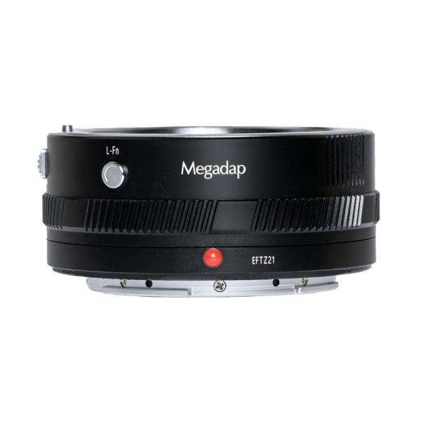 【発売日：2024年05月20日】Megadap（メガダプ）EFTZ21 は、キヤノンEFマウントレンズをニコンZマウントカメラに装着するための電子マウントアダプターです。高度なオートフォーカス機能や手振れ補正機構に対応し、直感的に操作でき...