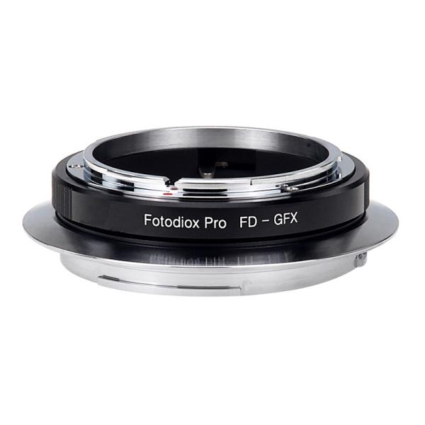 Fotodiox（フォトディオックス）FD-GFXは、キヤノンFDマウントレンズを富士フイルムＧマウントカメラ（GFX100、GFX50Rなど）に装着するためのマウント変換アダプターです。