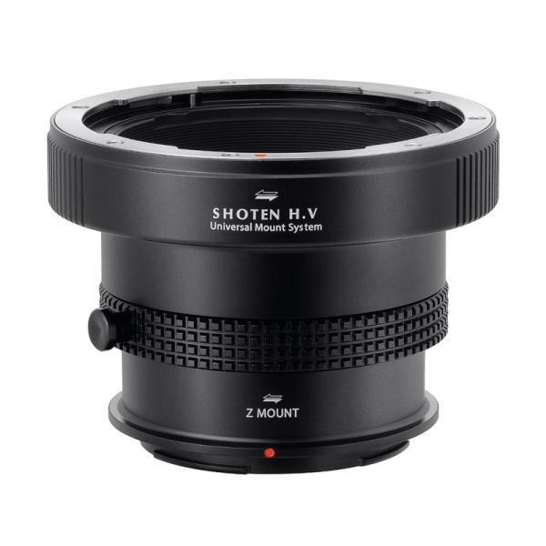 【発売日：2022年08月18日】SHOTEN（ショウテン）UMSシリーズ「HV-NZ-U」は、ハッセルブラッドVマウントレンズをニコンZマウントのカメラで使用するためのマウントアダプターです。 ニコンZマウント Hasselblad v ...