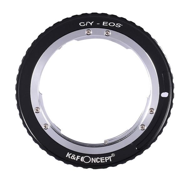 K&amp;F Concept レンズマウントアダプター KF-CYEF (ヤシカ・コンタックスマウントマウントレンズ → キャノンEFマウント変換）# ヤシカレンズ CONTAX レンズ Canon EF canon ef レンズマウント...