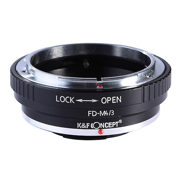 K&amp;F Concept レンズマウントアダプター KF-FDM43  (キャノンFDマウントレンズ → マイクロフォーサーズマウント変換）絞りリング付き# マイクロフォーサーズ用 オリンパス OM SYSTEM Olympus パナ...