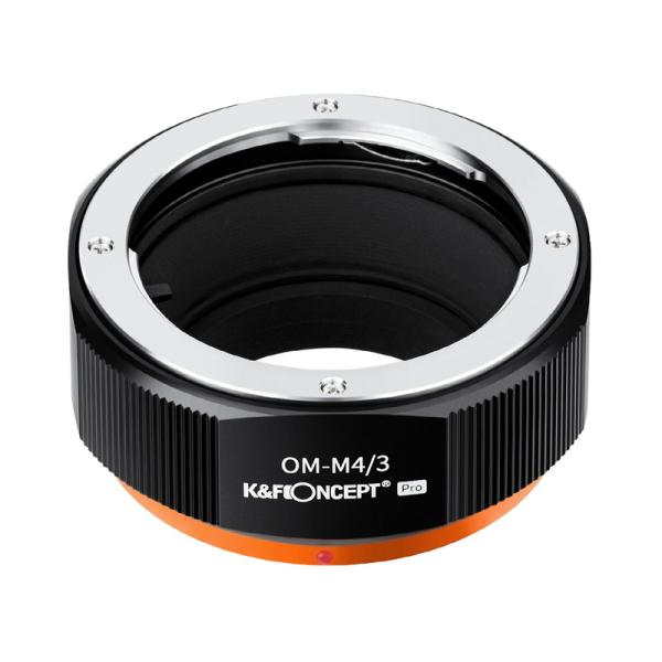 オリンパスOMマウントレンズをマイクロフォーサーズマウントのカメラボディに装着するためのマウント変換アダプターです。カメラマウント部にK&amp;F Conceptのコーポレートカラーのオレンジを配した、新しいデザイン（Ｐシリーズ）となって...