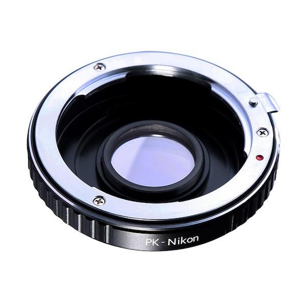ペンタックスKマウントレンズをニコンFマウントのカメラボディに装着# 爆買  無限遠補正レンズ付きレンズマウントアダプター Nikon F fマウント用 PENTAX kマウントレンズ