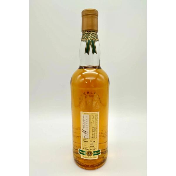 Duncan Taylor 社の貴重なコレクションの中から、さらに選ばれたPEERLESSコレクションとして、２００４年にリリース。Duncan Taylor PEERLESS Macallan    1968-2004  35y    4...