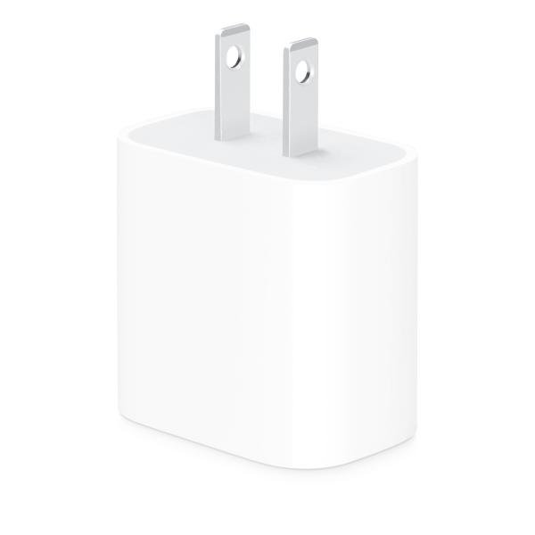 【新品・未使用品】Apple 20W USB-C電源アダプタを使えば、自宅、オフィス、外出先などで、すばやく効率的に充電ができます。iPhone 8以降のモデルと組み合わせると高速充電機能を活かせるので、50%までの充電が約30分で完了。i...