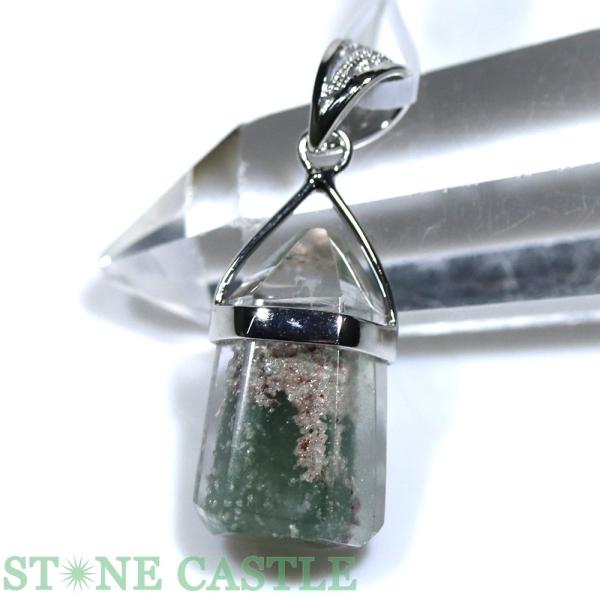 石流通センター 一点物 天然石 ペンダント ガーデンクォーツ (3A) No.19 パワーストーン