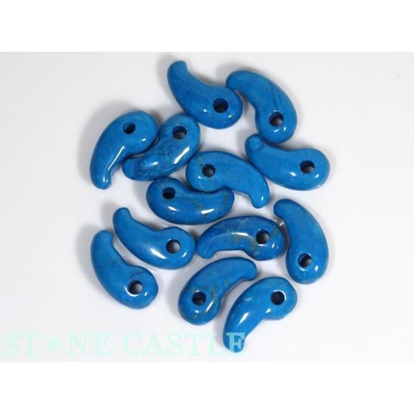 天然石 置き石 勾玉 S ハウライトトルコ (数量限定商品) パワーストーン