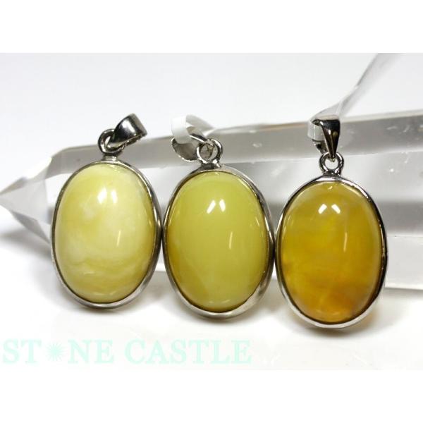 高品質 天然石 ペンダント イエローオパール (3A) オーバル型 (sv925) パワーストーン