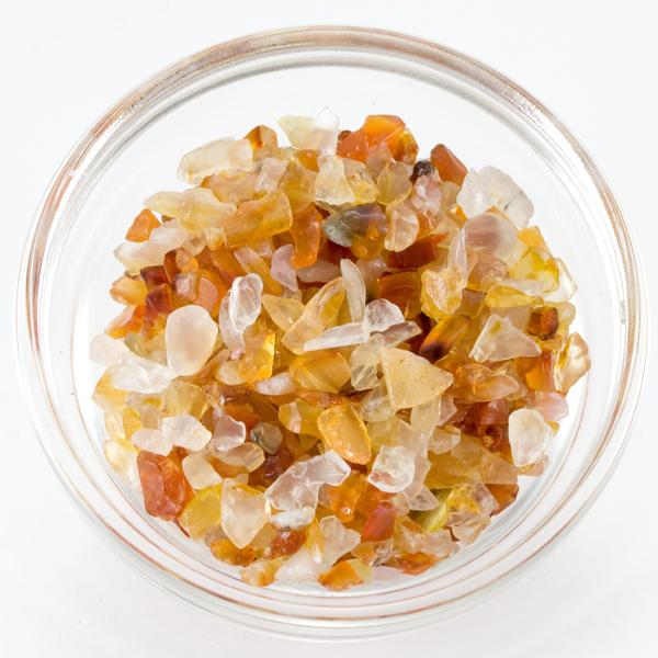 天然石 さざれ 浄化用チップ 200g カーネリアン パワーストーン