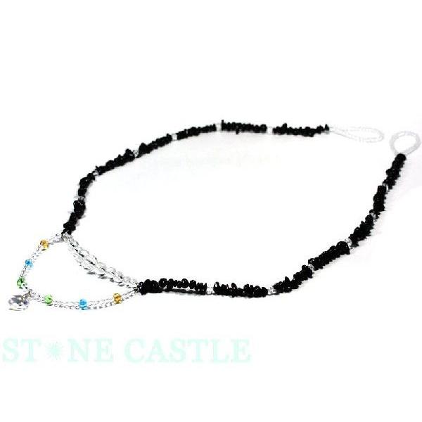 開運＆風水アイテム カーテンタッセル オニキス 天然石 パワーストーン