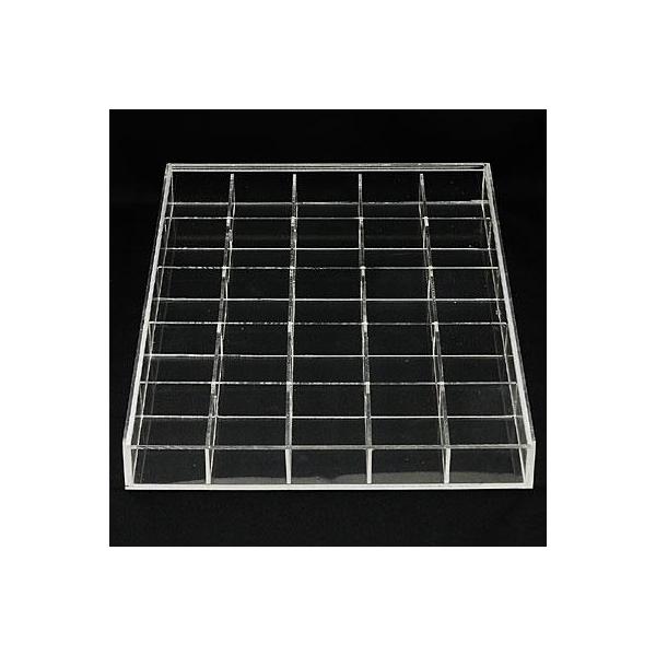 店舗備品 汎用升目箱 アクリル24×35cm 5×5升 天然石 パワーストーン
