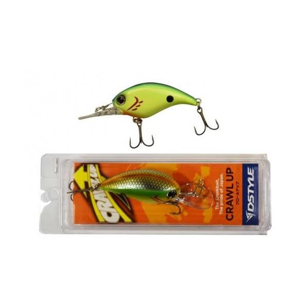 ■クロールアップ■48mm、6.5g、潜行深度:約1.5m　　キーワードは「ボトムを這い続ける」&amp;「明滅」青木大介が本気で取り組んだクランクベイト。「嫌い」だったクランクベイトを研究し到達した究極の境地。JACKALL×DSTYLE...