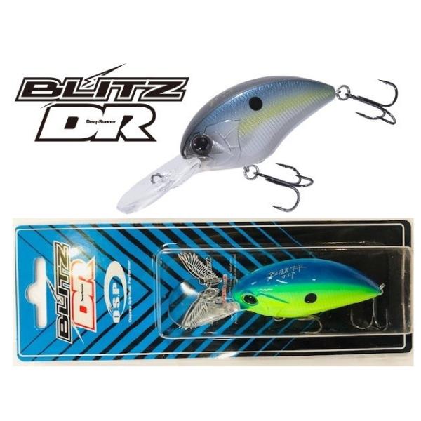 BLITZ DR　Length53.0mm　11g　Floating3?レンジを支配する精鋭クランク誕生クランクベイトは、季節や水色・ベイトの種類などによってサイズとレンジの展開が最も欲しくなるハードルアー。ボトムやウィードトップに対して、...