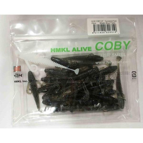 ALIVE COBY（アライブ コビー）はヨシノボリを模したゴビー系ワームです。ボディに刻まれた細かなリブと、大きなヒレ・テールが水を良く掴み、僅かな水流にも反応して繊細に動きます。またノンソルト素材と相まって生みだされる高い浮力と、平たい...