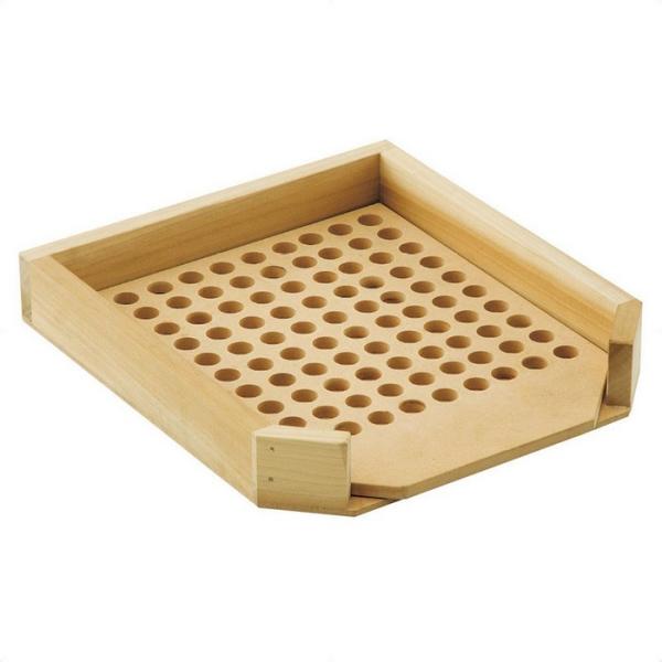 玉の数をかぞえる際に便利です。●素材／木製●サイズ／幅23.4×奥行25.4×高さ3.5cm