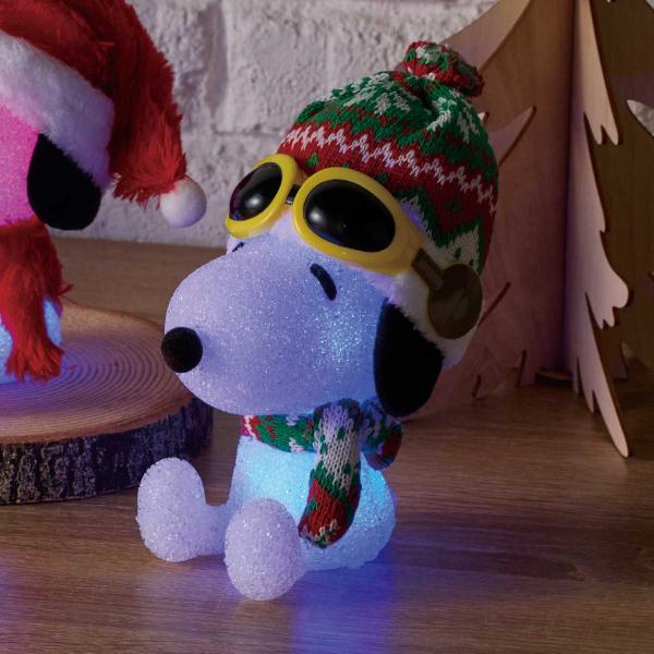 愛され続けるスヌーピーのクリスマスライト。帽子やマフラーがキュートです！●素材／EVA樹脂・化学繊維●サイズ／幅10×奥行15×高さ20cm●特記事項／常点(カラー変化)電池式(CR2032×2個付き動作確認用)室内仕様電池使用商品の電池寿...