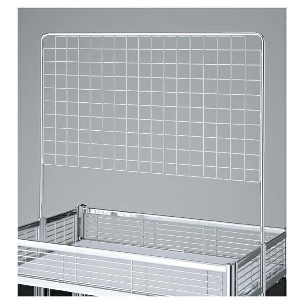 ■■商品特徴■■中折れワゴンを利用したネット展開が可能です。お客様の目線に合わせて商品を陳列できます。●サイズ／W87.5×H81.7cm●素材／スチール製 クロームメッキ●その他仕様／耐荷重／10kg 61-112-1・2の折りたたみワゴ...