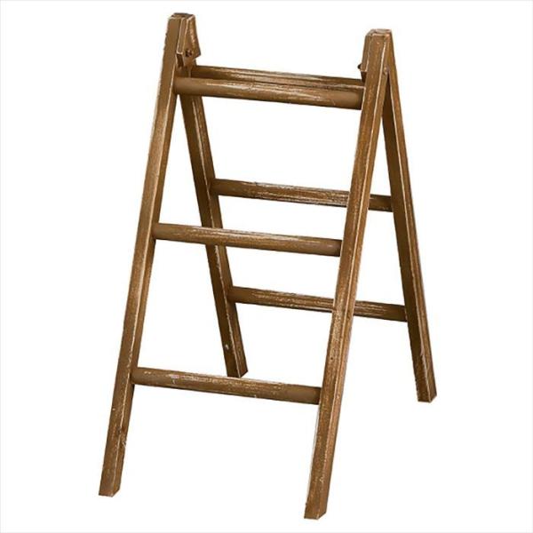 ■■商品特徴■■板を使って棚にしたり、フックで吊るしたりシンプルだけど個性的なディスプレイに。※使用例の棚板は付いておりません。●サイズ／幅約28×奥行約50×高さ約55cm折りたたみ時：幅約28×奥行約6×高さ約62cm●素材／ウッド