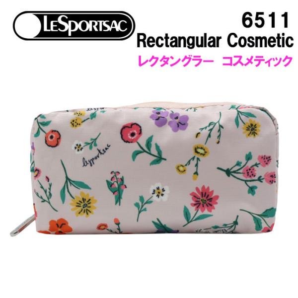 【ブランド】Lesportsac レスポートサック【サイズ】・横：約16cm・縦：約9cm・マチ：約5cm※1cm程度の誤差は生じます。【カラー】6511-HD02TOSSED WILDFLOWERS【仕様】・メイン開閉/ファスナー・内部：...