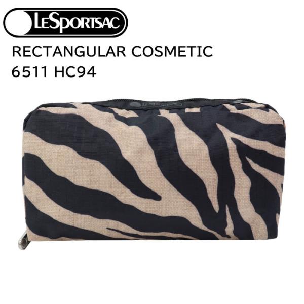 【ブランド】LeSportsac レスポートサック【サイズ】サイズ　約:Ｈ10xW16xD5cm【カラー】6511-HC94　RAFFIA ZEBRA【仕様】開閉:ファスナー開閉 　内側:オープンポケットx3 　重量:39g【材質】ポリエス...