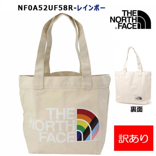 【ブランド】THE NORTH FACE ザ・ノース・フェイス【サイズ】横：約43cm 縦：30cm マチ：約12cm 持ち手長さ：57cm（肩から下げてお使いいただける長さです。） （採寸はスタッフ計測）【カラー】レインボーデザイン（生成...