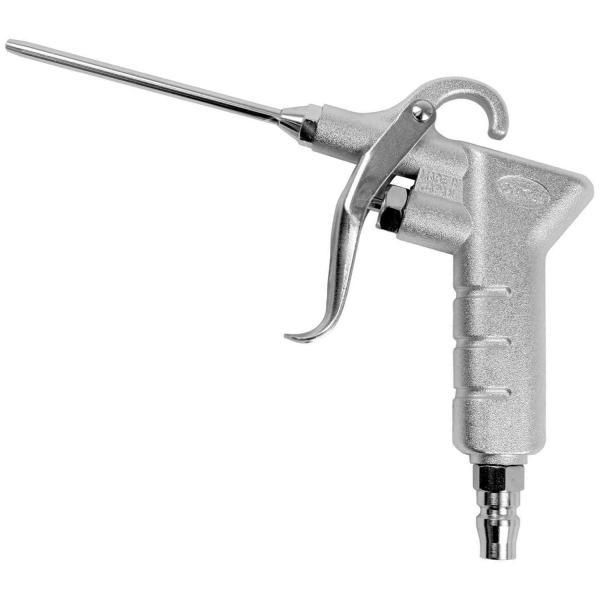 【商品説明】　・エアー取り入れ口ねじ:G1/4、ノズル取付ねじ:G1/8(PF1/8めねじ)・ノズル:100mmノズル・接続:汎用ワンタッチプラグ、仕様:無段階流量調整バルブ内蔵、適用流体:空気・本体:アルミダイキャスト、ハンドル:鉄、Oリ...