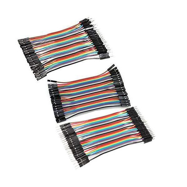 【商品説明】　・【10CM * 120個/セット】高品質のゴム製ケーシング、銅メッキ。回路構成ボード、ステッピングモーター3Dプリンターなどでプロトタイプを作成するために使用されます。これらの組み合わせにより、ニーズを満たすジャンパーを提供...