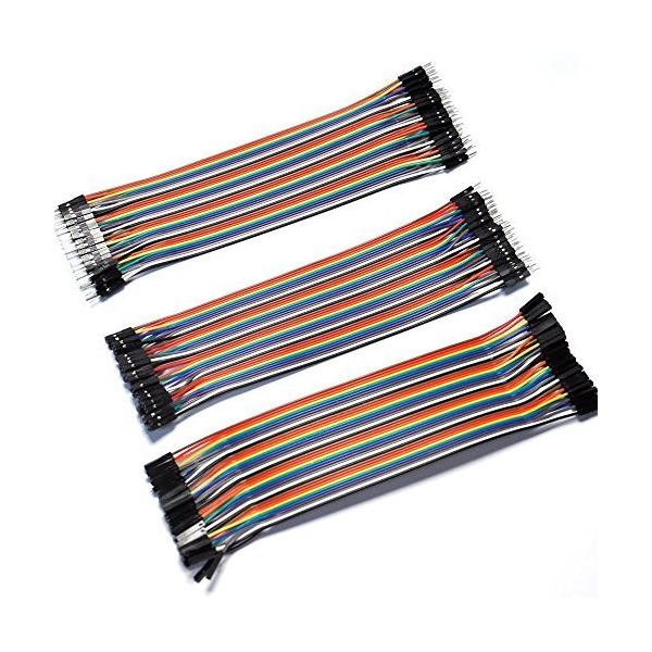 【商品説明】　・【20CM * 120個/セット】高品質のゴム製ケーシング、銅メッキ。回路構成ボード、ステッピングモーター3Dプリンターなどでプロトタイプを作成するために使用されます。これらの組み合わせにより、ニーズを満たすジャンパーを提供...