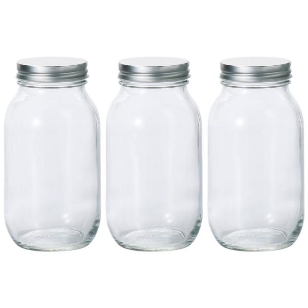 【商品説明】　・フタをきっちり閉めれば、保存に最適・想定用途:ジャム作り、梅シロップ、梅酒漬け、ゆずシロップ、レモンシロップ、ピクルス漬け。ナッツなどの乾物の保管・本体サイズ:最大95×口径65×高さ183mm・本体重量:434g・満水容量...