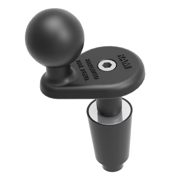 【商品説明】　・ベース部 フォークステムベース 内径φ12~φ20/φ28に対応・ボールサイズ:1インチ・商品内容:1セット・材質:粉体塗装アルミニウム※未決済で３日経過した場合は、ご案内無しで一旦キャンセルさせていただきます。※食品商品に...