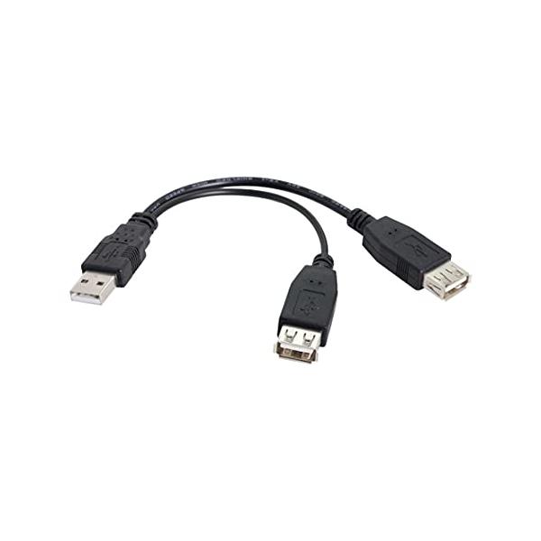 【商品説明】　・Please note: One usb 2.0 Female can not transfer data!・USB 2.0 Male connector is for USB device,and also for Pow...