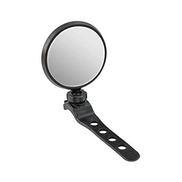 【商品説明】　・シンプルでコンパクトなミラー部分はは約5.7cmあり ラバーベルトで固定してからも、ミラー部分は横に360度、斜め下へ20度の角度調整が可能。・バーエンドからコラムスペーサー周りまで幅広い箇所に装着が可能です。・安全に後方の...