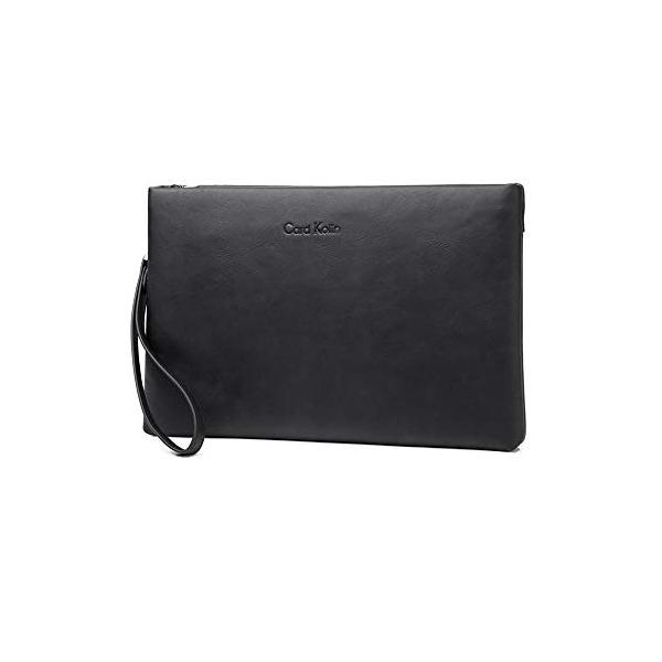 【商品説明】　・1.重量： 約0.38kg・2.メイン素材：合成皮革 PUレザー・3.サイズ：約26.5*2*17.5 ((9.7インチのipad収納可)・4.収納仕様内部：メインポケット*1、カードポケット×6、ファスナー小銭入れ×1、お...