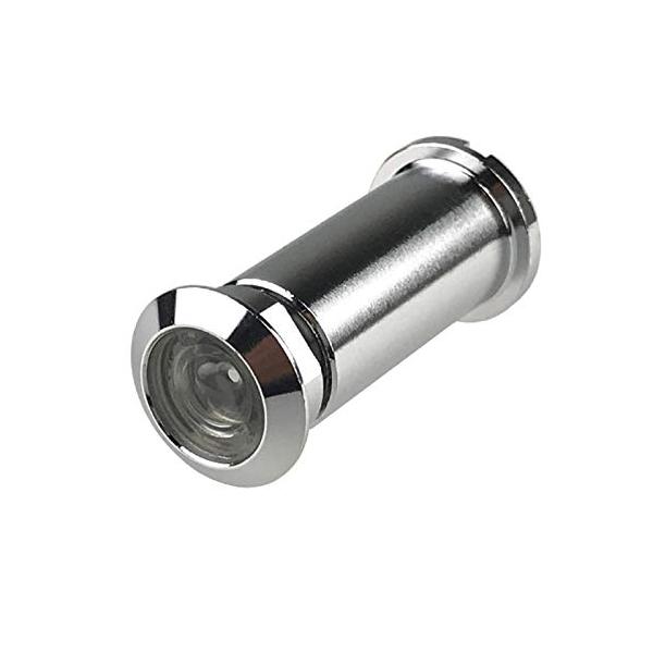 【商品説明】　・[サイズ]約縦3.2&amp;#65374;4.3×横1.5×厚み(奥行)1.5cm・[対応取付穴径]12mm/[対応ドア厚]28&amp;#65374;40mm/[視界]160度・[重量]約16g・ドア取付穴形状が「回り止...