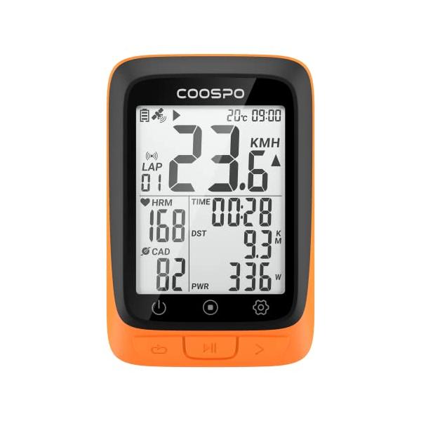 【商品説明】　・ANT+センサー：CooSpo BC107サイコンはANT+規格センサーのみに対応しており、心拍センサー、ケイデンス／スピードセンサーとパワーメーターなどの外部センサーと接続可能です。（外部センサーは別売りです）・Bluet...