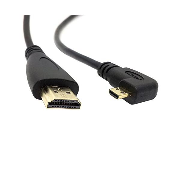 【商品説明】　・Micro hdmiで、Micro USBでは動作しません。・タイプ:マイクロHDMI角度90度ケーブル。・最大4K@60Hzに対応。・長さ:50cm・高精細マルチメディアインターフェース用HDMIスタンド。※未決済で３日経...