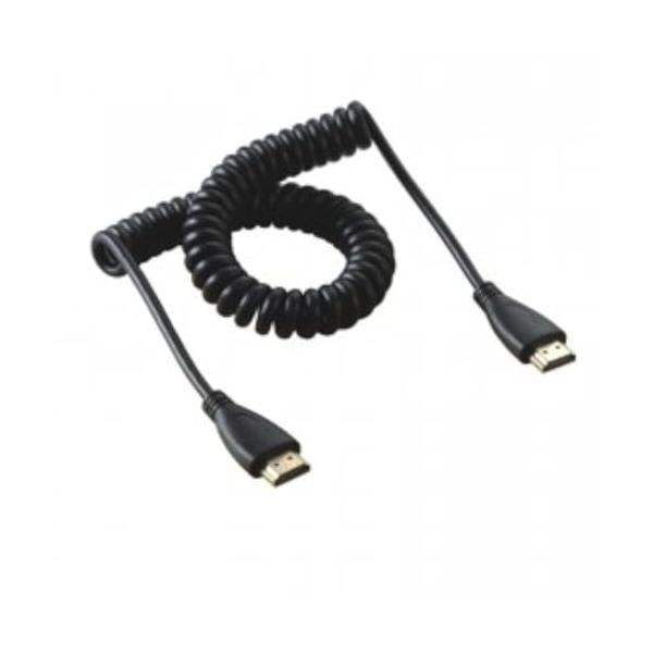 【商品説明】　・HDTV DVB DVD PCなど、すべてのHDMIデバイスに使用してください。・HDテレビで写真、ビデオなどを見ることができます。・ストレッチスプリングケーブルの長さ: 4フィート (1.2m)。・ブラック HDMIオス-...