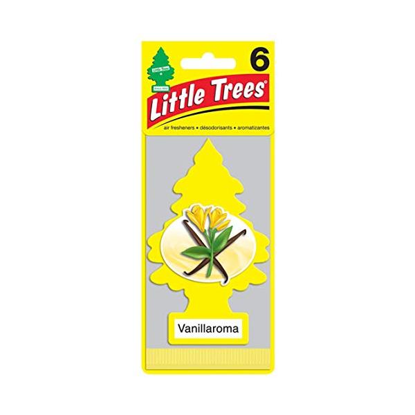 【商品説明】　・エアフレッシュナーの定番、Little Trees（リトルツリー）!! こちらはLittleTreesの同じ香りが6枚つづりになったお得用パックです!! 香りの持続力が特徴で、最初にビニールから全部あけずに上に切り込みをいれ...