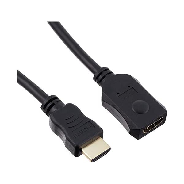 【商品説明】　・■プラグ対応形状:Aコネクタ(19ピン・オス)-Aコネクタ(19ピン・メス) ■伝送速度:10.2Gbps ■ケーブル長:0.5m ■カラー:ブラック※未決済で３日経過した場合は、ご案内無しで一旦キャンセルさせていただきます...