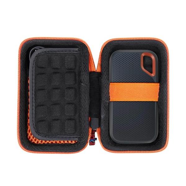 【商品説明】　・【ストラップ付き】ケースは、SanDisk SSD/SanDisk Extreme PRO / SanDisk Portable SSD/Biwin 外付SSD PD450を簡単に取り外して保管できるように高品質なファスナー...