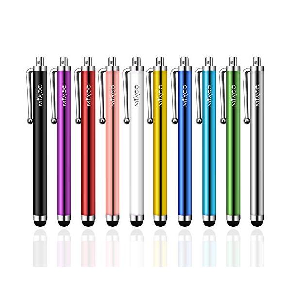 【商品説明】　・【タッチしやすいスタイラスペン】ペン先は柔らかくシリコン製のゴム差材を採用され、操作しやすく狙っている ポイントが簡単にタッチできて、お描き、手書きめも、ゲームなどがお楽しめいただけます。・【対応機種】 大部分の静電容量式製...