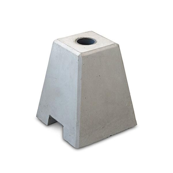 【商品説明】　・セット内容:本体1個・一般的な単管パイプ(直径48.6mm)が入る束石です。単管パイプを組み立てる際の仮基礎、ベースとして、また地中に埋設などして丈夫な基礎ブロックとしても利用できます。手掛け穴もあるため作業性も優れています...