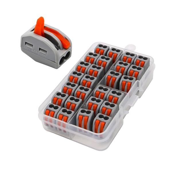 【商品説明】　・★SAFE-長寿命、耐食性、老化防止、圧力4KV、感電に強い、最高の難燃性絶縁材料改良ナイロンPA6.6を選択。・★使いやすさ-工具やプラグアンドプレイが不要で、配線作業時間を大幅に短縮します。・★実用的-コネクタの電圧範囲...