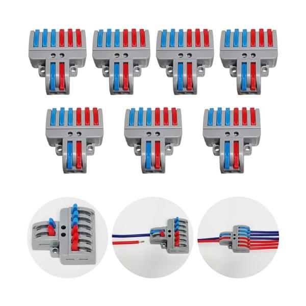 【商品説明】　・★ SAFE - This kit contains 7 PC compact wire connectors which select the best flame retardant insulation materia...