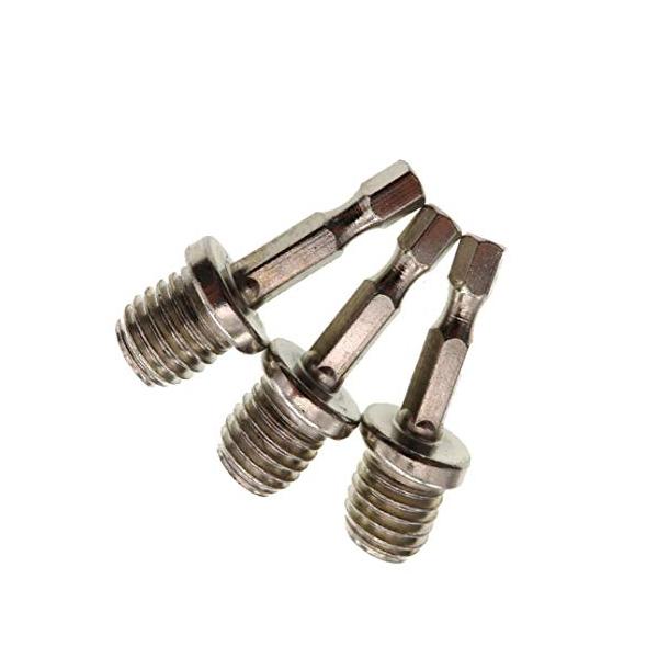 【商品説明】　・サイズ:M10(六角軸径)6mm・(スレッド径)12mm・サイズ：M14(六角軸径)6mm・(スレッド径)14mm・対応機種:電気ドリル・インパクトドライバー※未決済で３日経過した場合は、ご案内無しで一旦キャンセルさせていた...