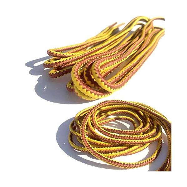 【商品説明】　・※注意：ブーツのアッパーがRace To Toeの場合、モックトゥやプレーントゥに比べ、紐に長さが必要になりますので、必ずお手持ちの靴の紐で長さをご確認ください。・太さ3mmなので殆どのメーカーのブーツに対応。ブーツホールを...