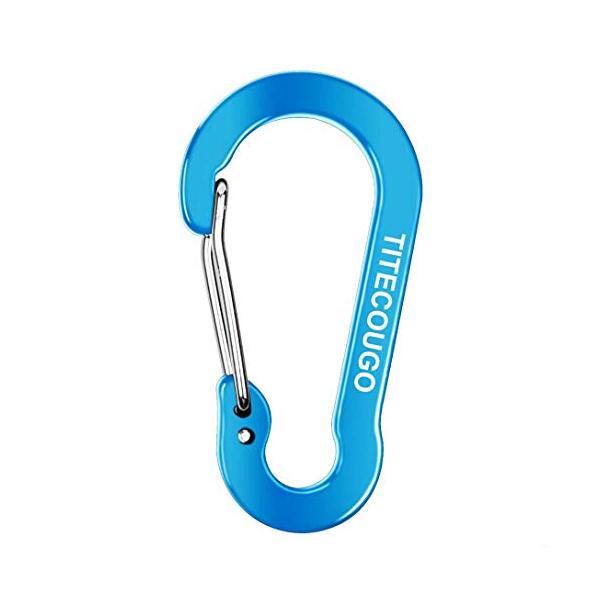 【商品説明】　・【優れた設計】押すだけに使える設計は誰でも使える，ワンタッチで取り付け簡単です。ベルトに重要な項目を添付することができます。軽くて携帯も便利です，環境保護、錆が出ない、退色しやすくない。コンパクトなD型：アルミカラビナの中で...