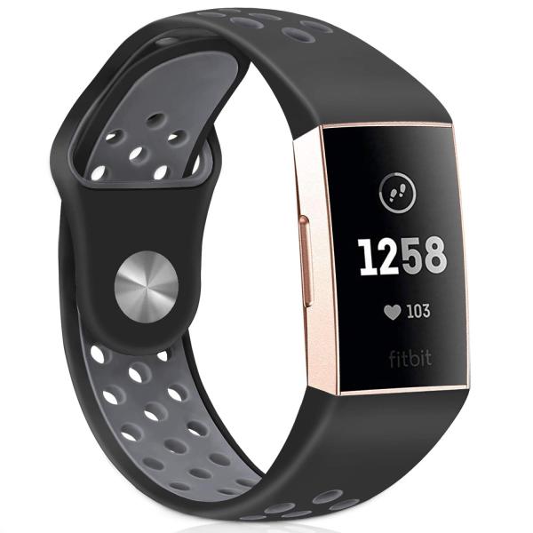 【商品説明】　・For Fitbit charge 3/Fitbit charge 4バンドはシリカゲル材料を使い、食品レベルのソフトシリカゲルを採用し、皮膚にアレルギーが発生する現象はしません。着用するときはとても柔らかいし、多孔のデザイ...